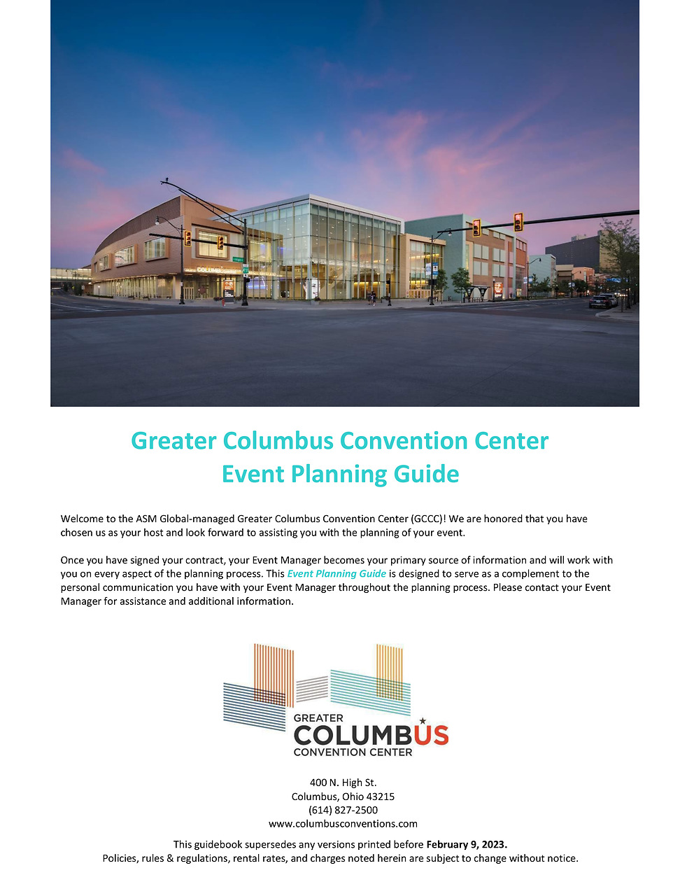 Greater Columbus Convention Center Logo